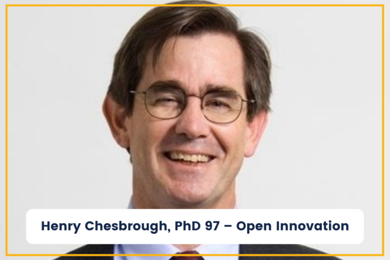 Dr. Chesbrough and Open Innovation